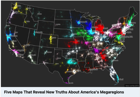 The Five Megaregions of the U.S. – Business Street